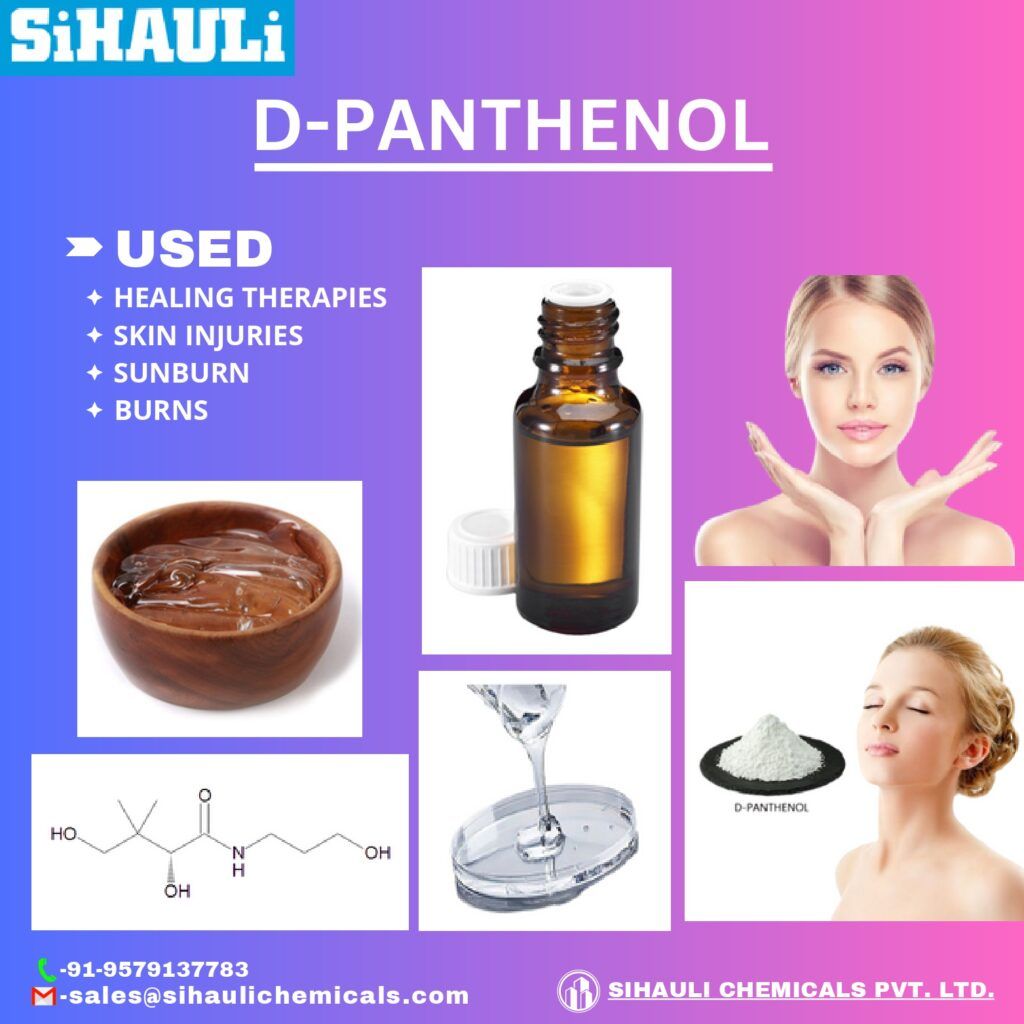 D-panthenol Manufacturers In India - Sihauli Chemicals Private Limited