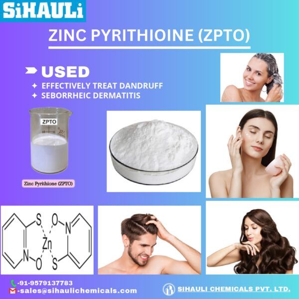 Zinc Pyrithioine (Zpto) Manufacturers In India - Sihauli Chemicals ...