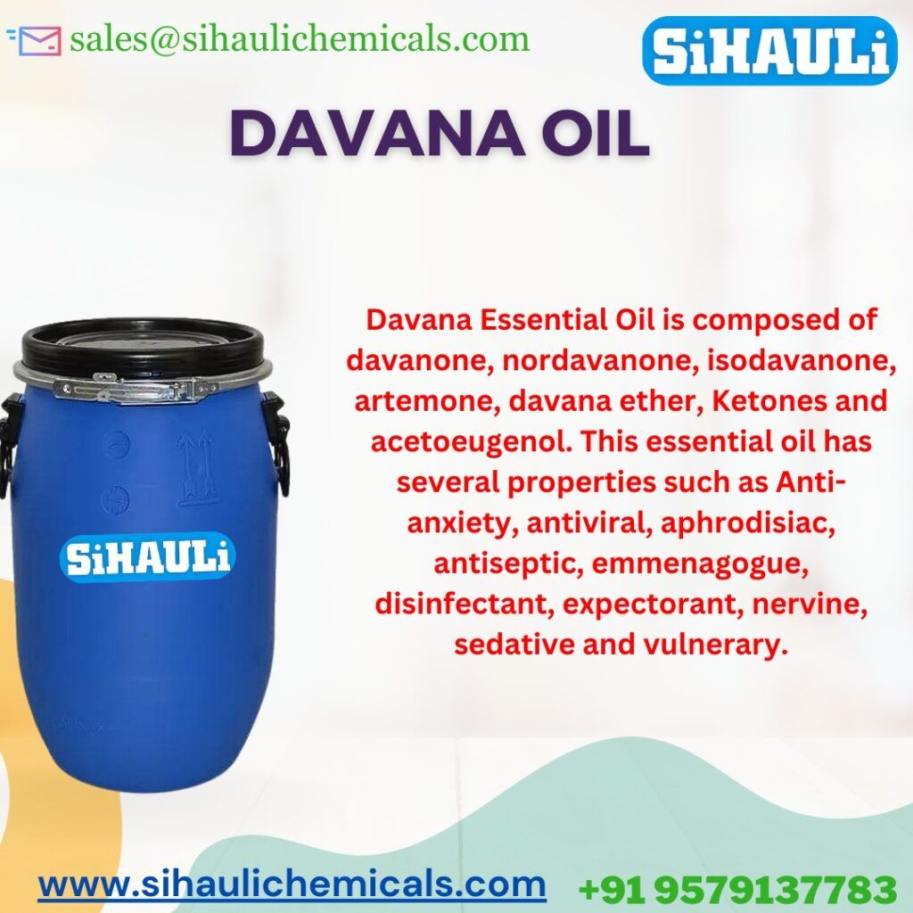Davana Oil - Sihauli Chemicals Private Limited